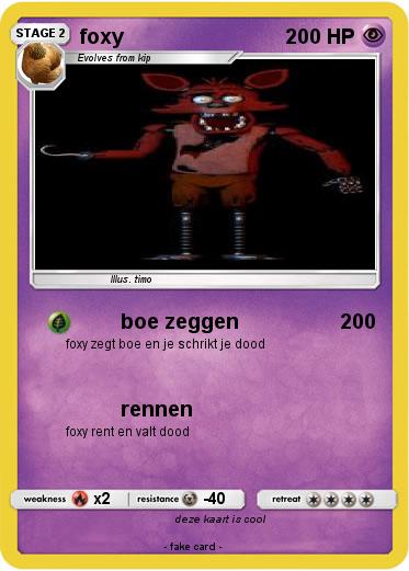 Pokémon foxy 2289 2289 - boe zeggen - My Pokemon Card