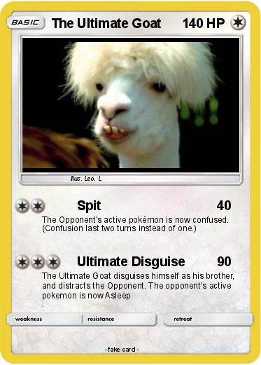 Pokémon The Ultimate Goat - Spit - My Pokemon Card