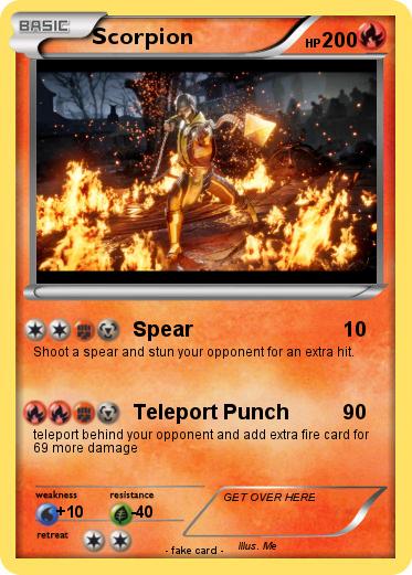 Pokémon Scorpion 1121 1121 - Spear - My Pokemon Card