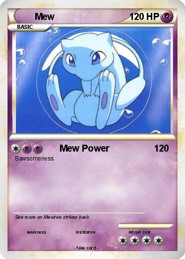 Pokémon Mew 4290 4290 - Mew Power - My Pokemon Card