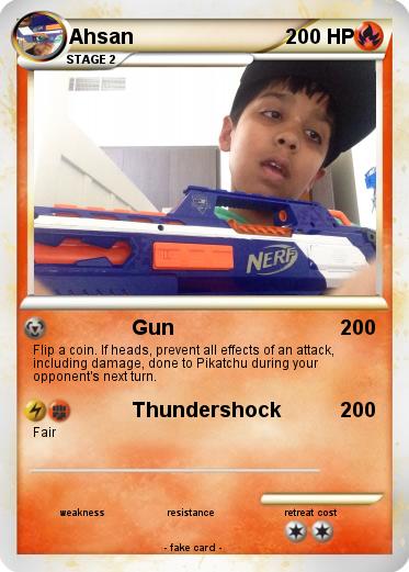 Pokémon Ahsan 5 5 - Gun - My Pokemon Card