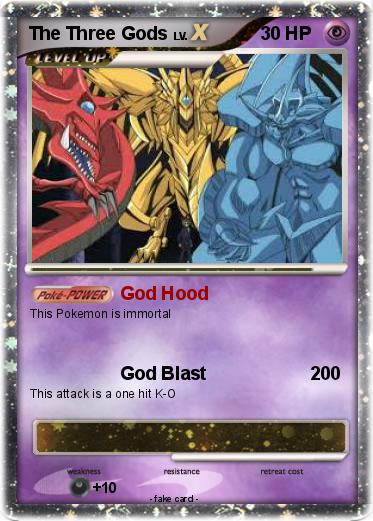Pokémon The Three Gods 1 1 - God Hood - My Pokemon Card