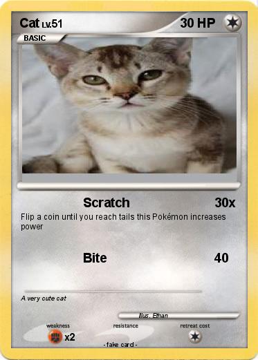 Pokémon Cat 3041 3041 - Scratch - My Pokemon Card