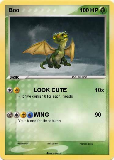 Pokémon Boo 1207 1207 - LOOK CUTE - My Pokemon Card