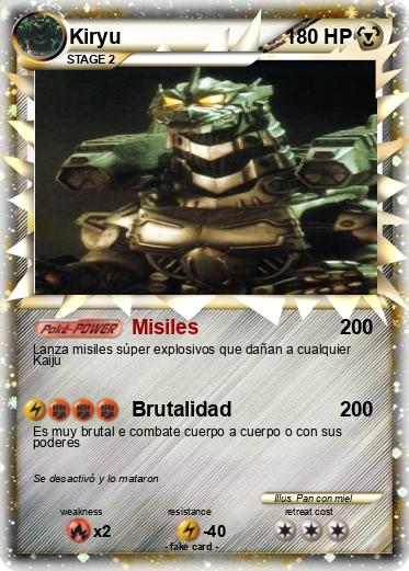 Pokémon Kiryu 101 101 - Misiles - My Pokemon Card