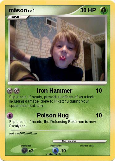 Pokémon mason 350 350 - Iron Hammer - My Pokemon Card