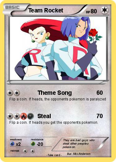 Pokémon Team Rocket 290 290 - Theme Song - My Pokemon Card