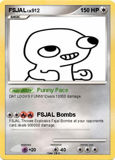Pokémon FSJAL - Funny Face - My Pokemon Card