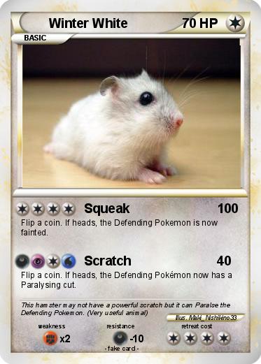 Pokémon Winter White - Squeak - My Pokemon Card