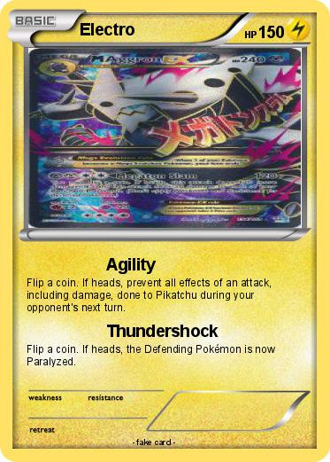 Pokémon Electro 620 620 - Agility - My Pokemon Card