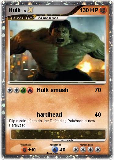 Pokémon Hulk 616 616 - Hulk smash - My Pokemon Card