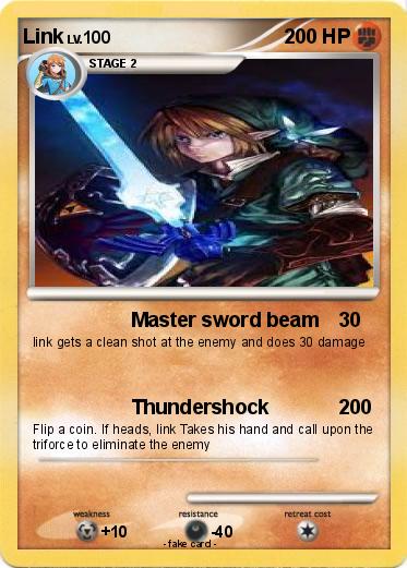 Pokémon Link 5025 5025 - Master sword beam - My Pokemon Card