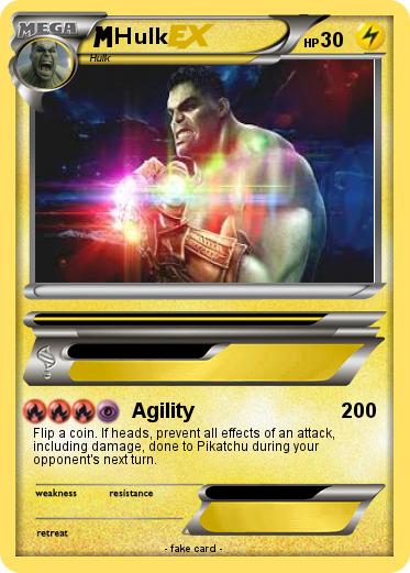 Pokémon Hulk 1686 1686 - Agility - My Pokemon Card