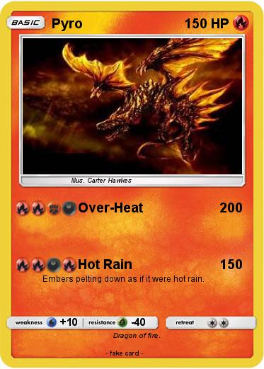 Pokémon Pyro 420 420 - Over-Heat - My Pokemon Card