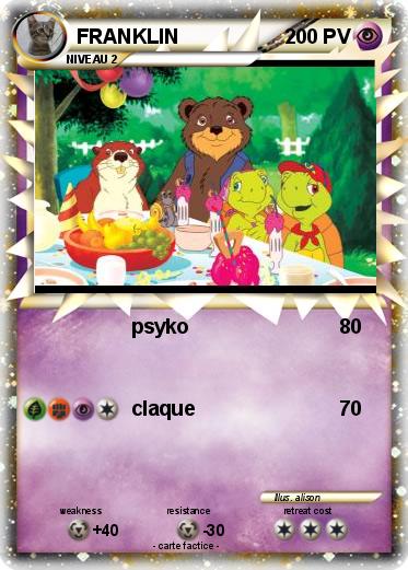 Pokémon FRANKLIN 13 13 - psyko - Ma carte Pokémon
