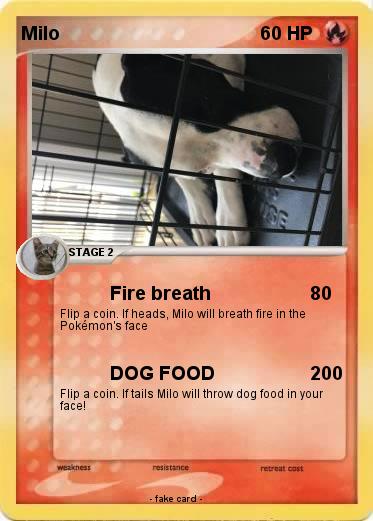 Pokémon Milo 226 226 - Fire breath - My Pokemon Card