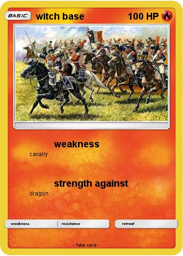 Pokémon witch base - weakness - My Pokemon Card