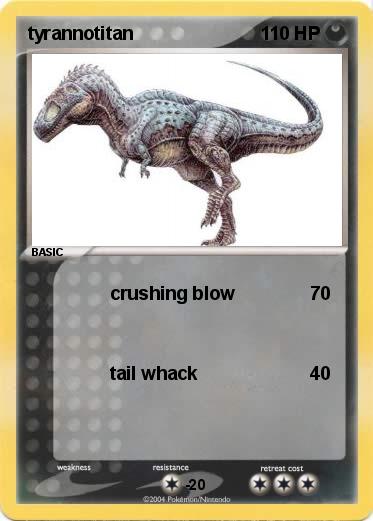 Pokémon tyrannotitan 1 1 - crushing blow - My Pokemon Card