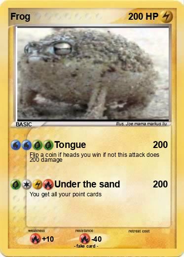 Pokémon Frog 416 416 - Tongue - My Pokemon Card