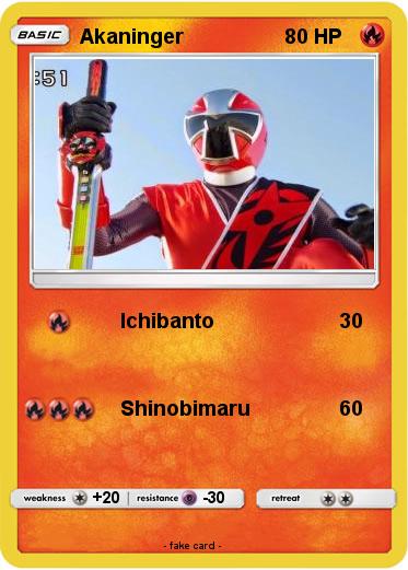 Pokémon Akaninger - Ichibanto - My Pokemon Card