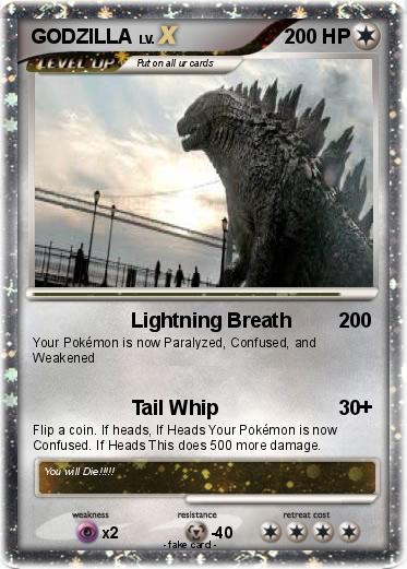 Pokémon GODZILLA 2108 2108 - Lightning Breath - My Pokemon Card
