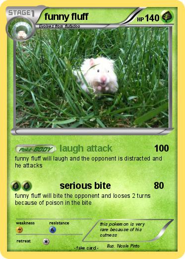 Pokémon funny fluff - laugh attack - My Pokemon Card