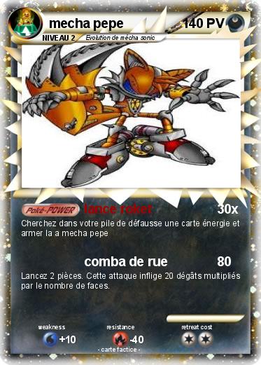 Pokémon mecha pepe - lance roket - Ma carte Pokémon