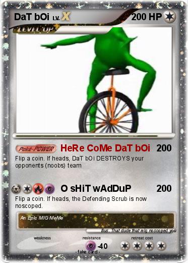 Pokémon DaT bOi 223 223 - HeRe CoMe DaT bOi - My Pokemon Card