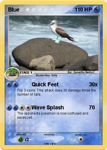 Pokémon Blue 2486 2486 - Quick Feet - My Pokemon Card