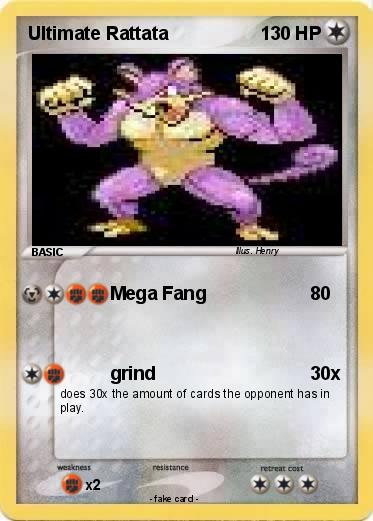 Pokémon Ultimate Rattata - Mega Fang - My Pokemon Card