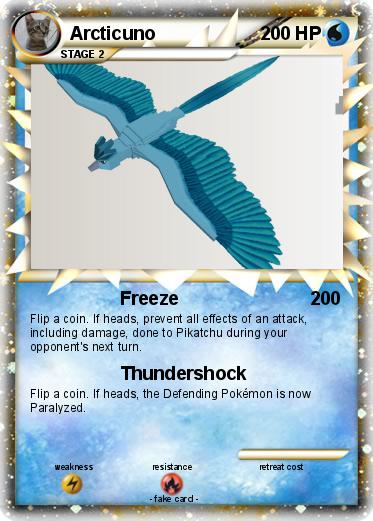 Pokémon Arcticuno 11 11 - Freeze - My Pokemon Card