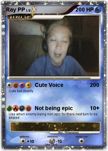 Pokémon Ray PP - Cute Voice - My Pokemon Card