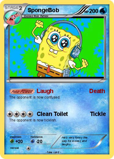 Pokémon SpongeBob 2244 2244 - Laugh Death - My Pokemon Card