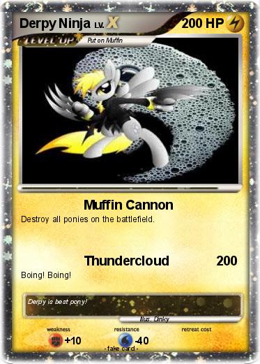 Pokémon Derpy 118 118 - Muffin Cannon - My Pokemon Card