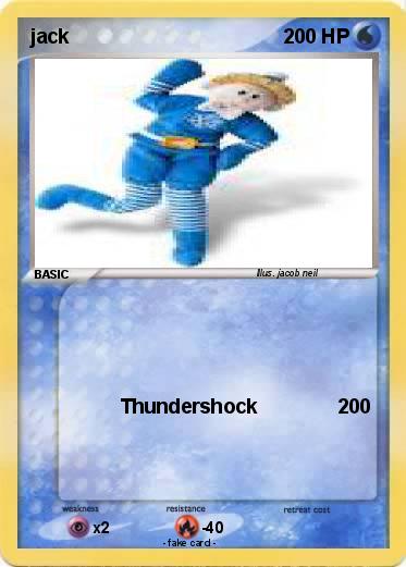 Pokémon jack 1611 1611 - Thundershock - My Pokemon Card