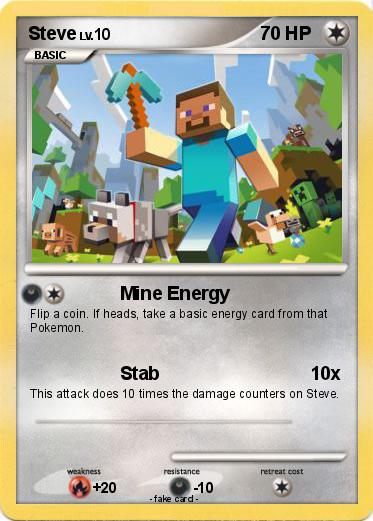 Pokémon Steve 2547 2547 - Mine Energy - My Pokemon Card