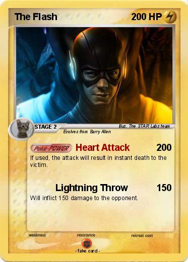 Pokémon The Flash 163 163 - Heart Attack - My Pokemon Card