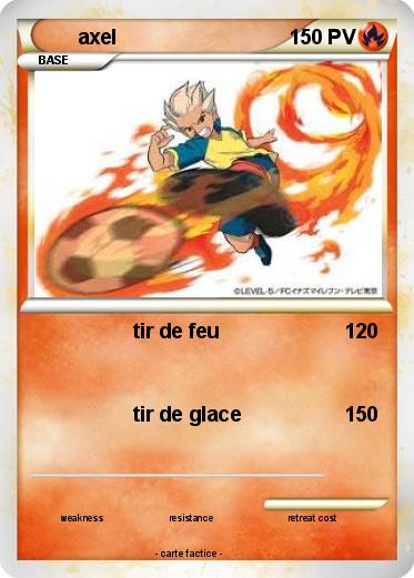 Pokémon axel 1074 1074 - tir de feu - Ma carte Pokémon