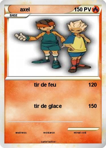 Pokémon axel 1075 1075 - tir de feu - Ma carte Pokémon