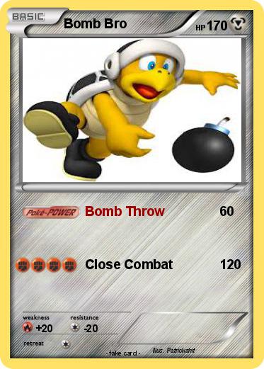 Pokémon Bomb Bro 6 6 - Bomb Throw - My Pokemon Card