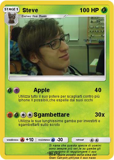 Pokémon Steve 4629 4629 - Apple - My Pokemon Card
