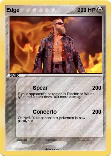 Pokémon Edge 414 414 - Spear - My Pokemon Card