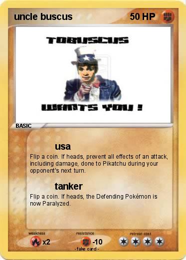 Pokémon uncle buscus - usa - My Pokemon Card