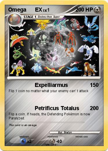 Pokémon Omega EX 1 1 - Expelliarmus - My Pokemon Card