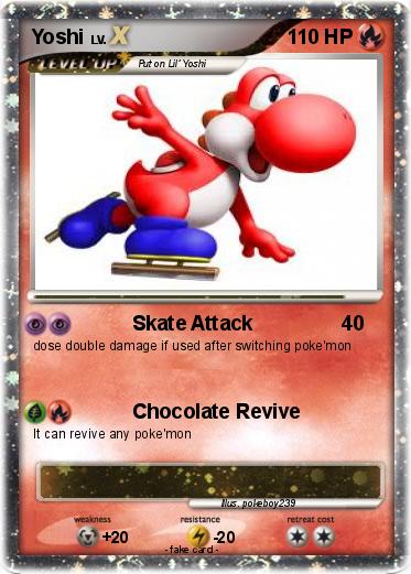 Pokémon Yoshi 2476 2476 - Skate Attack - My Pokemon Card