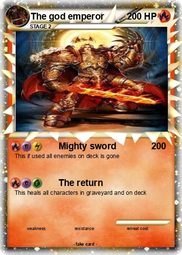 Pokémon The god emperor - Mighty sword - My Pokemon Card