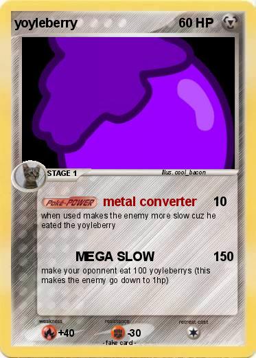 Pokémon yoyleberry - metal converter - My Pokemon Card