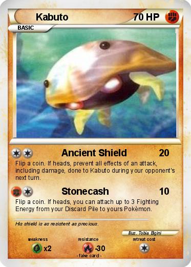 Pokémon Kabuto 125 125 - Ancient Shield - My Pokemon Card