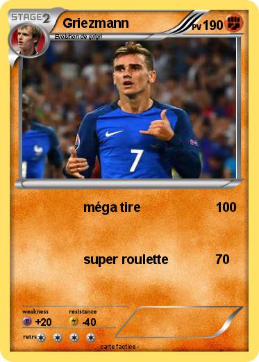 Pokémon Griezmann 34 34 - méga tire - Ma carte Pokémon
