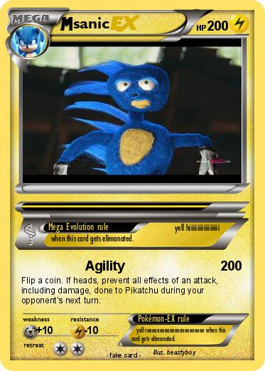 Pokémon sanic 814 814 - Agility - My Pokemon Card